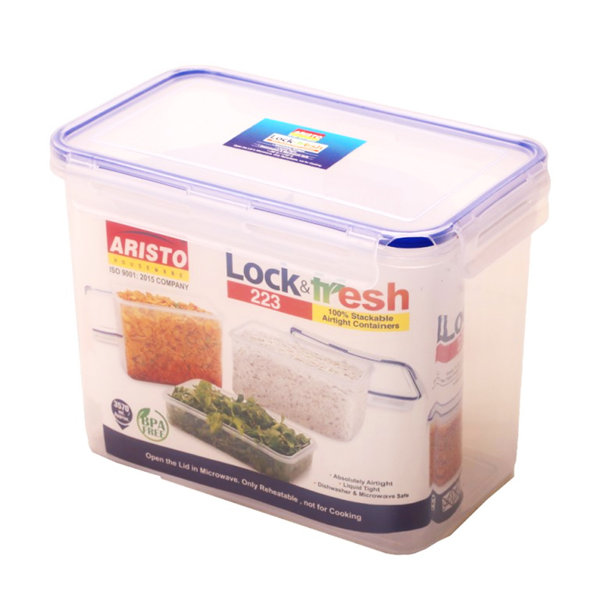 297 Clip & Lock Bread Bin Food Storage Container Box Freeze & Microwave ...