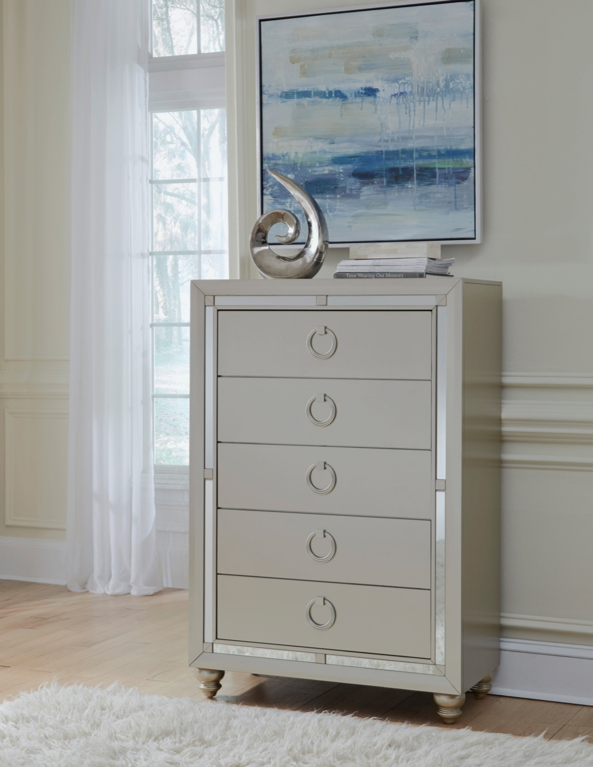 House of Hampton Mickaila GEMSTONE SILVER CHEST - Wayfair Canada
