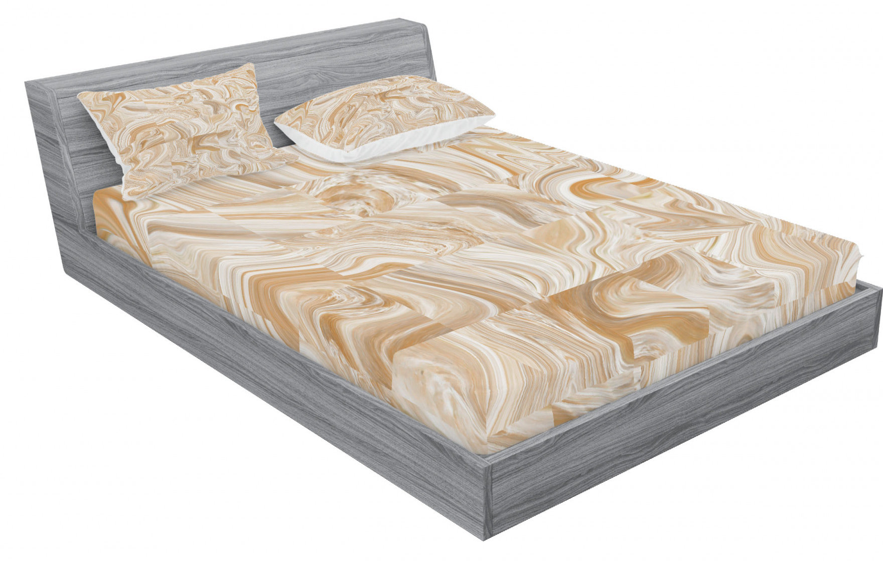 Ambesonne Marble Abstract Sheet Set | Wayfair