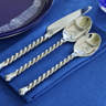 Gourmet Settings Silver Tear 20 Piece Flatware Set, Service for 4 ...