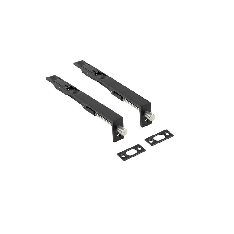 Symple StuffPack of 2 Flush Door Bolt in Polished Chrome Finish ...