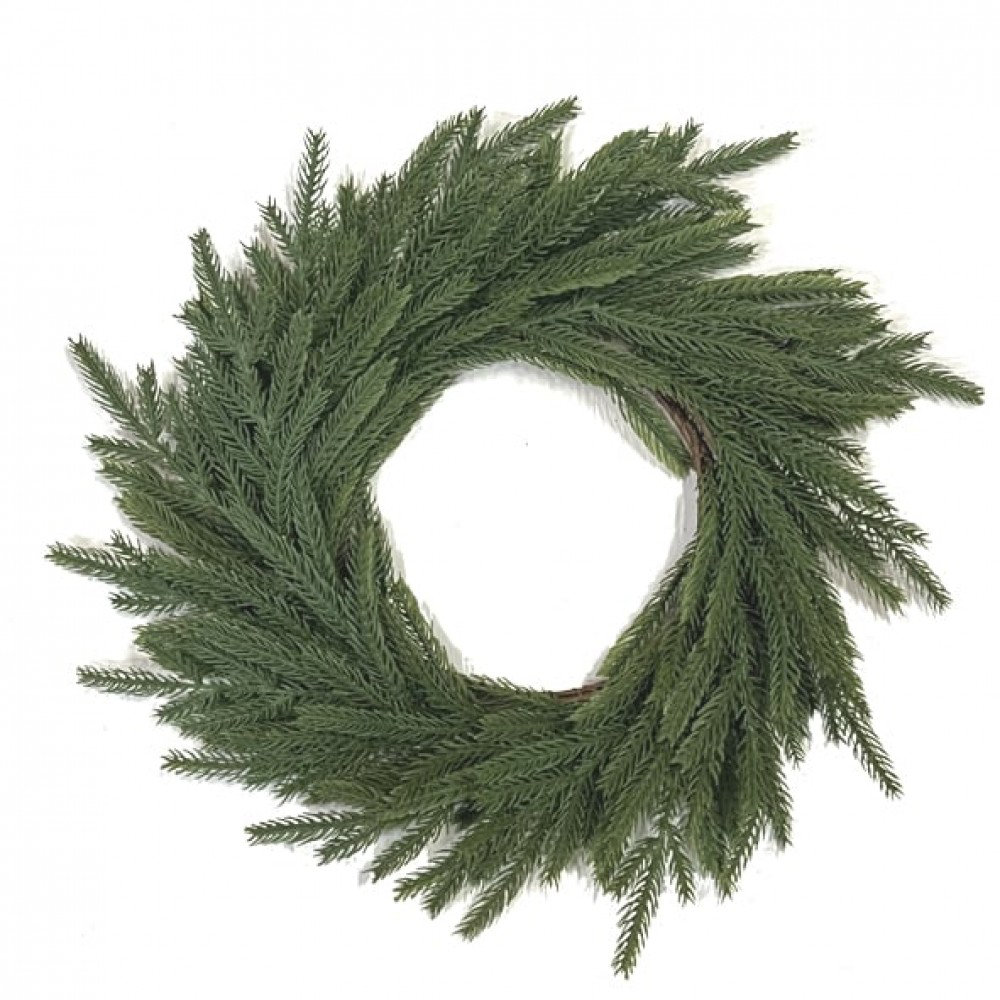 The Holiday Aisle® Green Pine Boughs Wreath | Wayfair