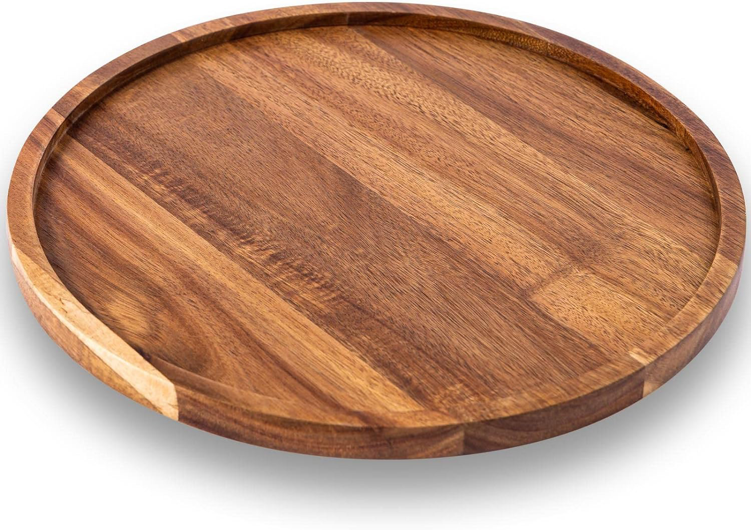 Loon Peak 11.5 Inches Candle Holder Tray Home Decor, Round Wood Tray ...