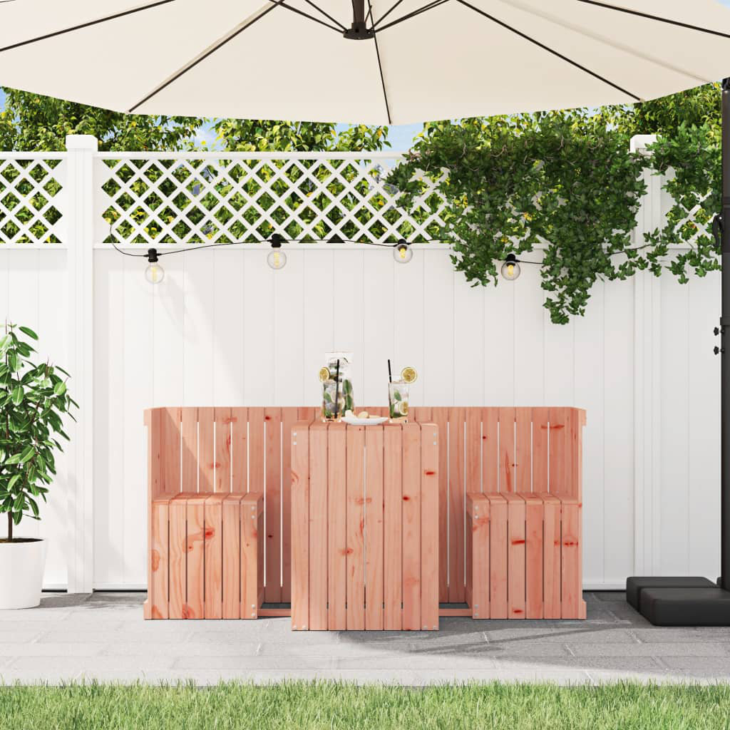 Ophelia & Co. Vidaxl Balcony Set Solid Pine Wood Small Simplistic ...