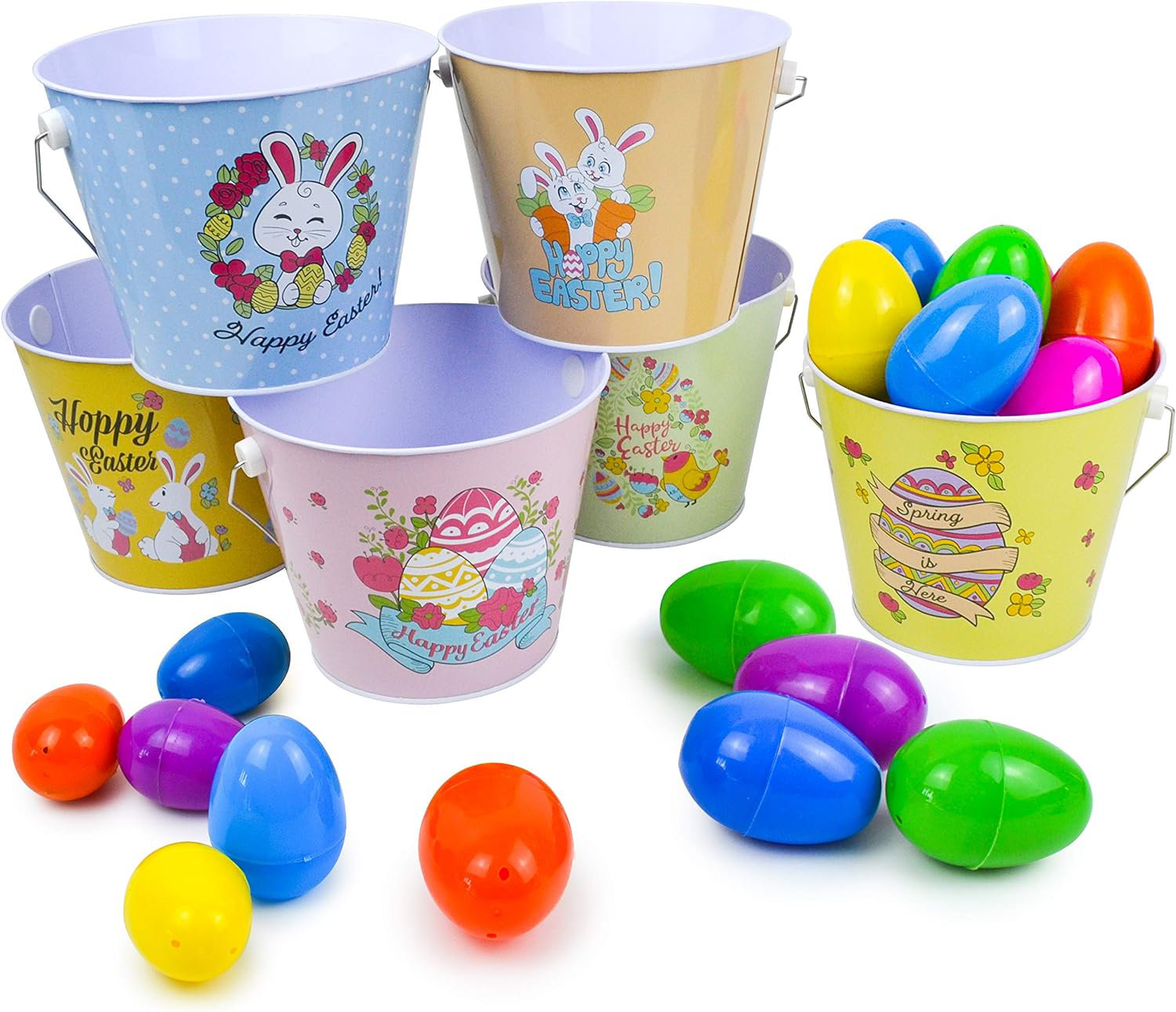 The Holiday Aisle® August Grove® Metal Bucket | Wayfair