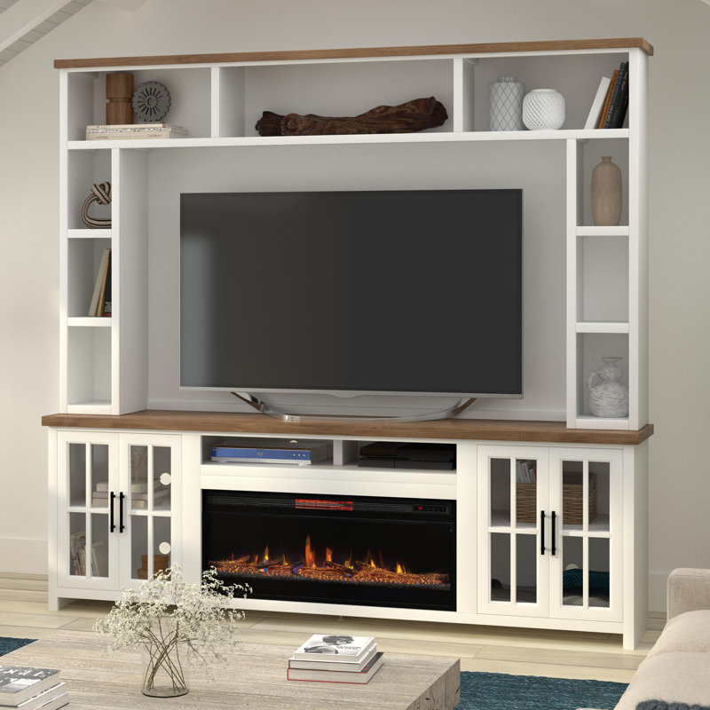 Laurel Foundry Modern Farmhouse Brixham 97-inch Fireplace Entertainment ...