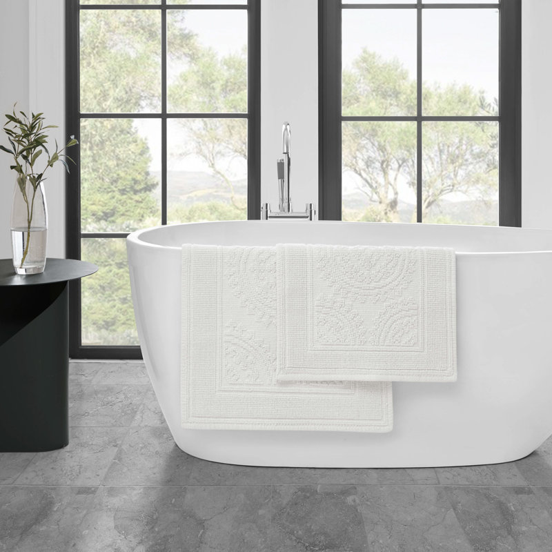 Ophelia & Co. Bosworth 2-Piece Bath Rug Set & Reviews | Wayfair