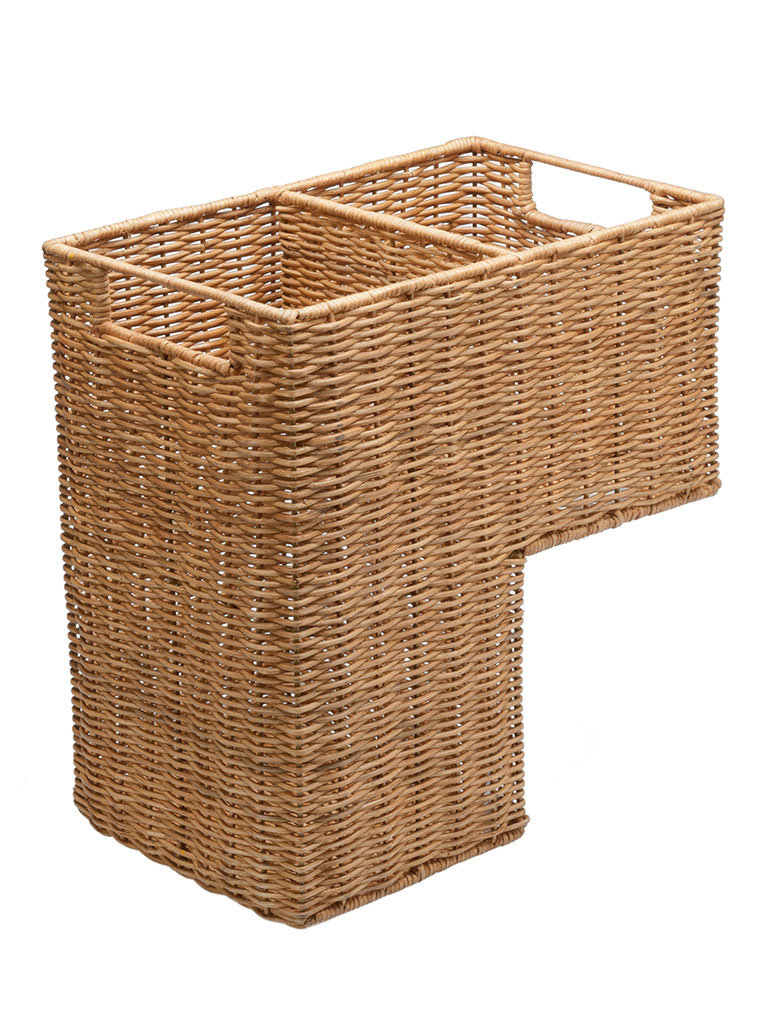 Bay Isle Home™ Wicker Stair Step Basket & Reviews | Wayfair