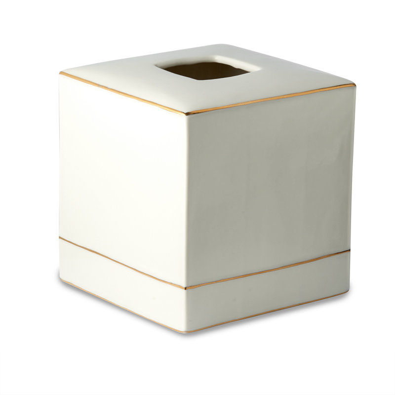 Mercer41 Wangi Embossed Porcelain Tissue Box Cover & Reviews | Wayfair