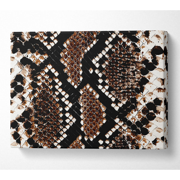 Latitude Run Snake Skin - Wrapped Canvas Art Prints | Wayfair.co.uk