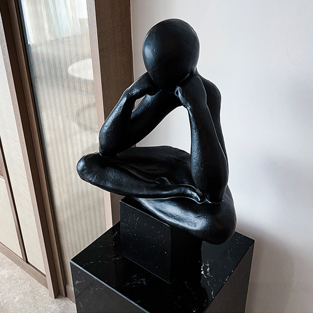 Orren Ellis Minimalist Figure Creative Resin Ornament | Wayfair