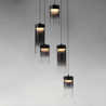 Brayden Studio® Delonda 5 - Light Gunmetal LED Cluster Pendant | Wayfair