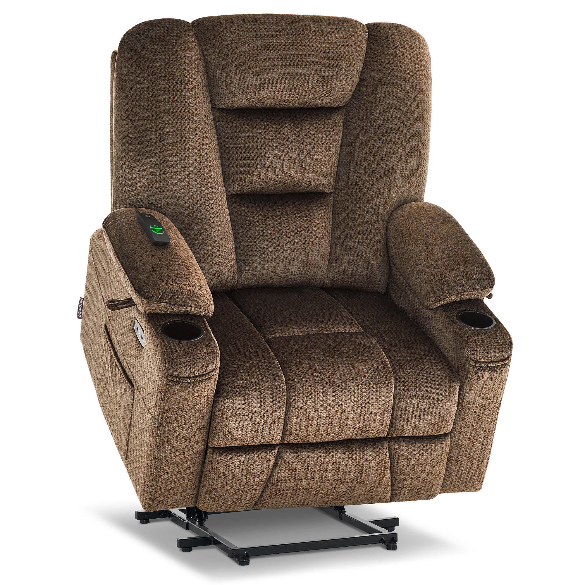 Latitude Run® Analie Small-Wide Power Lift Recliner Chair with Massage ...