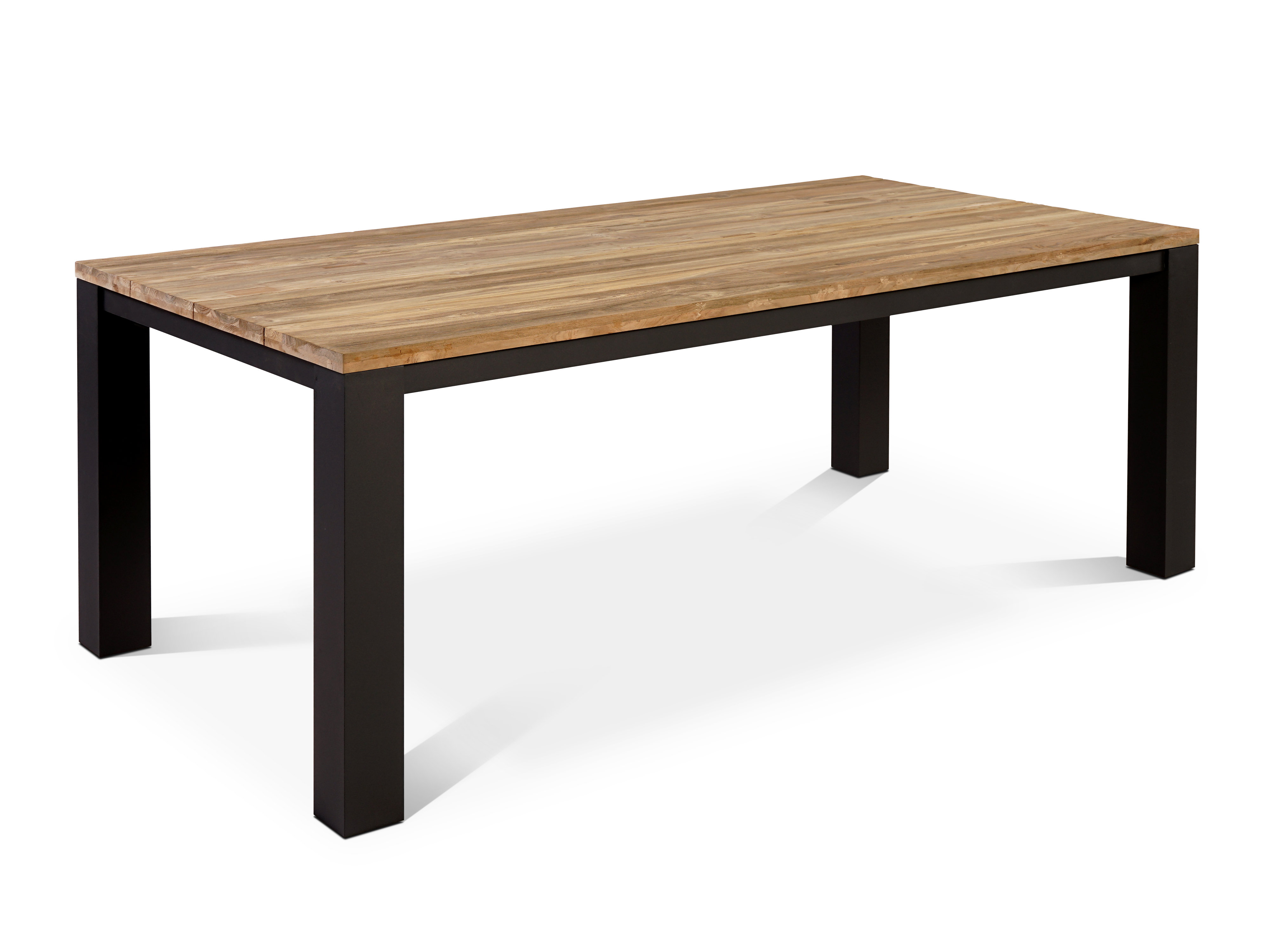 Three Posts™ Morones Rectangular Dining Table in Solid Reclaimed Teak ...