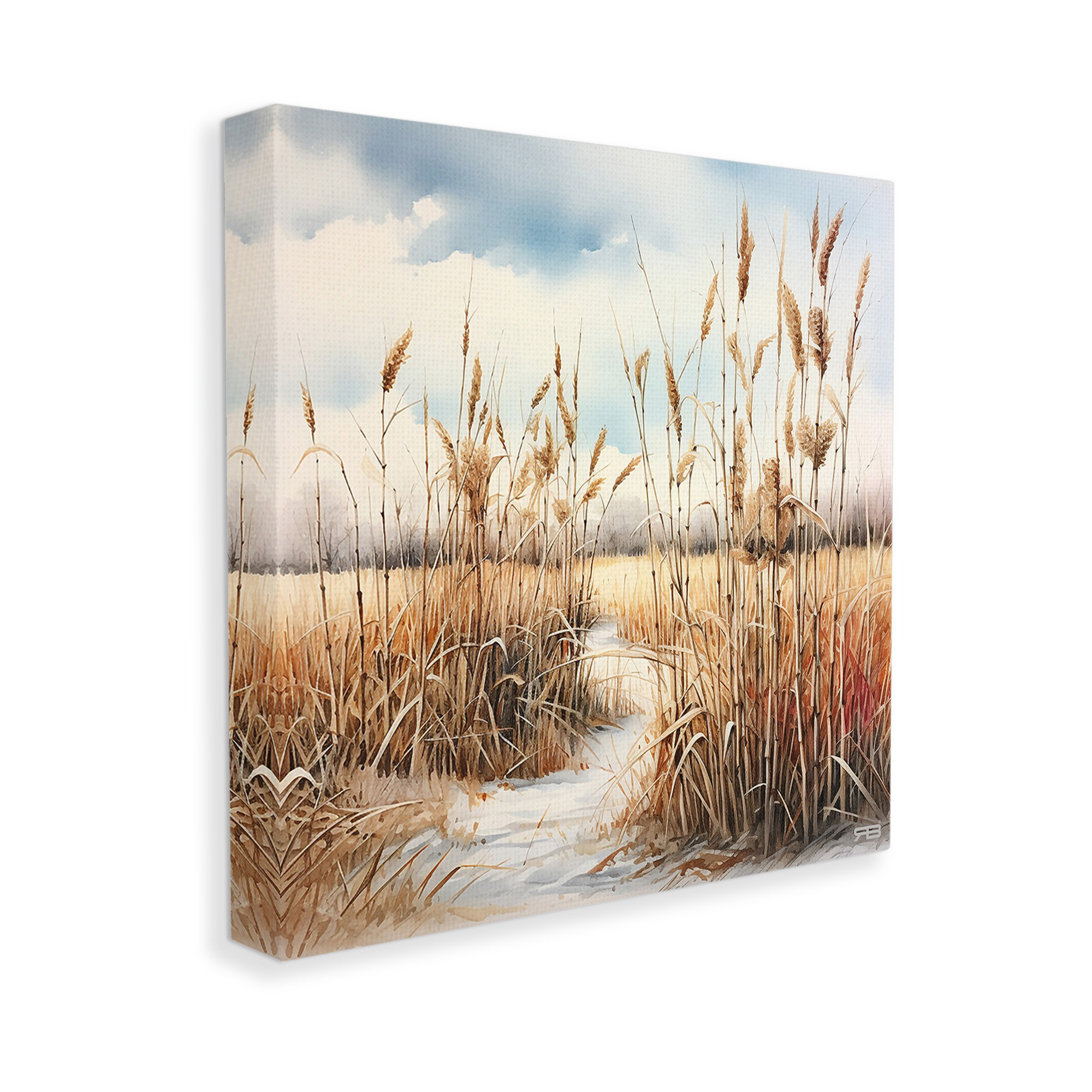 Highland Dunes " Looming Beach Reeds Wrapped Canvas " by RB on Canvas ...