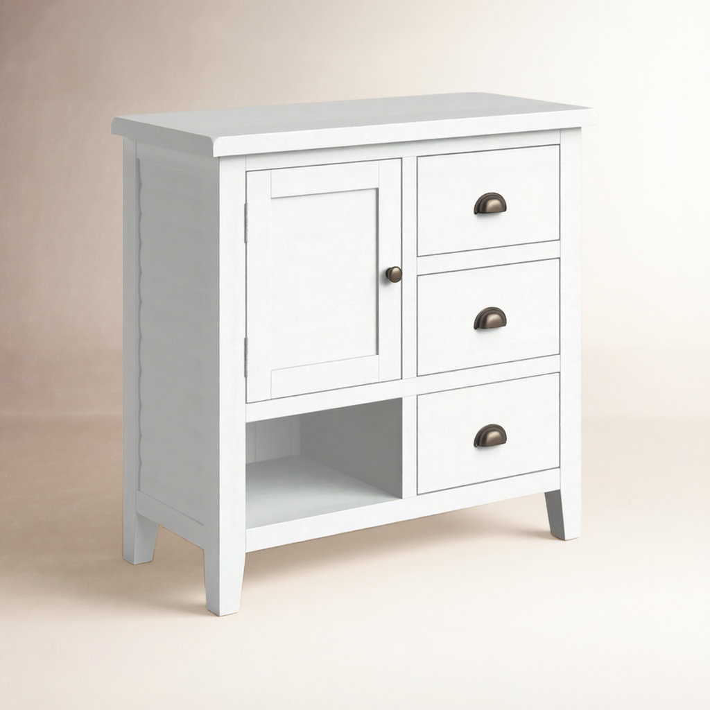 Birch Lane™ Castile Solid Wood 1 - Door Accent Cabinet & Reviews ...