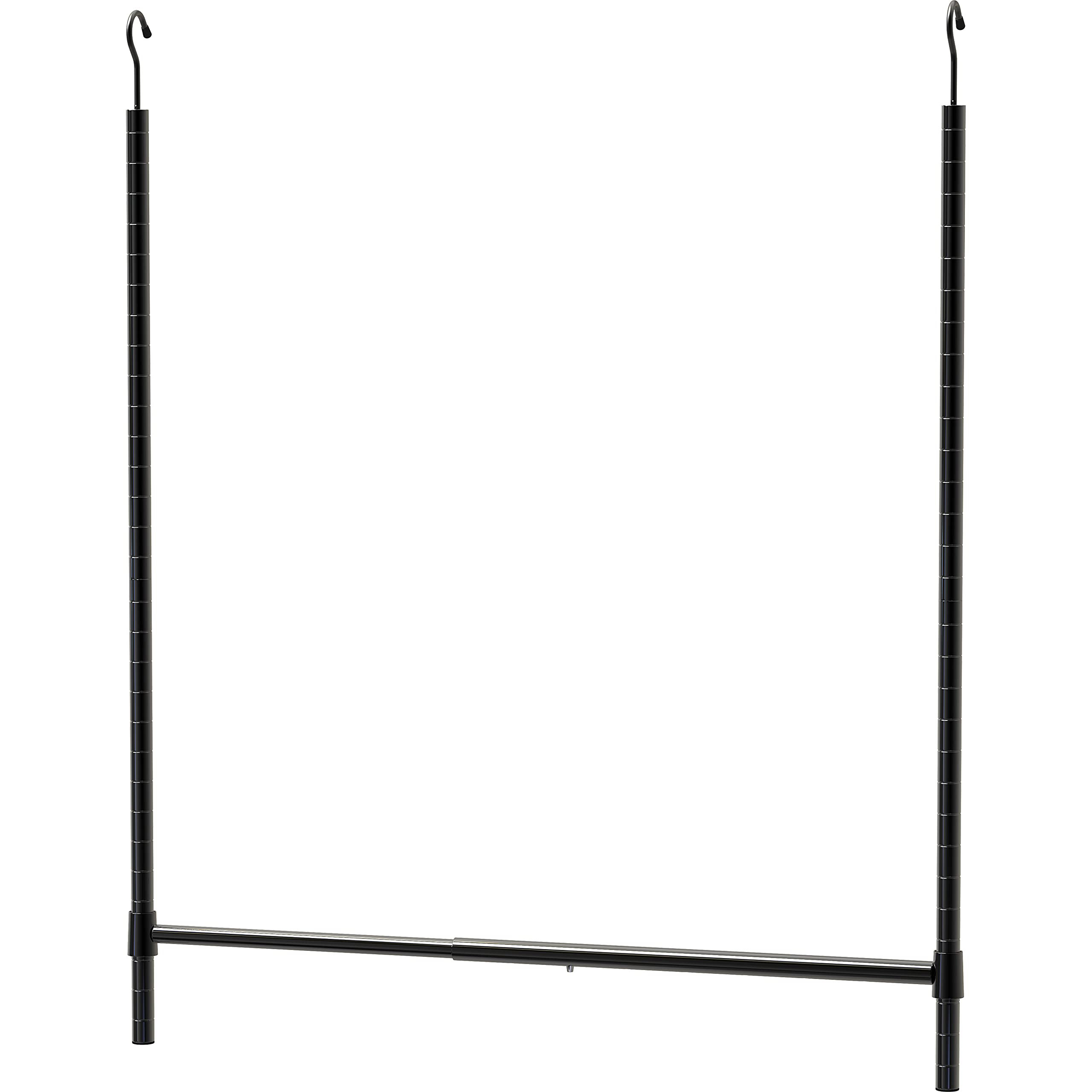Rebrilliant Width Adjustable Hanging Height Adjustable Wardrobe Hanging ...