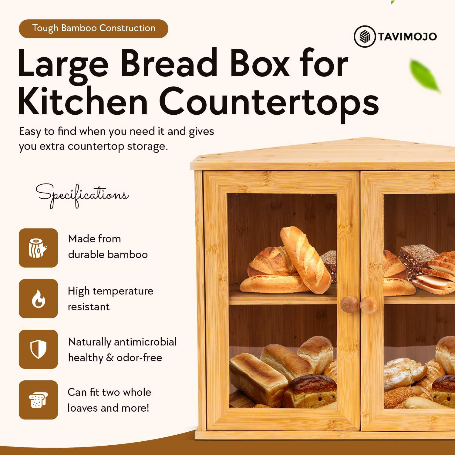 Foundry Select Tirik Wood Food Storage Container | Wayfair