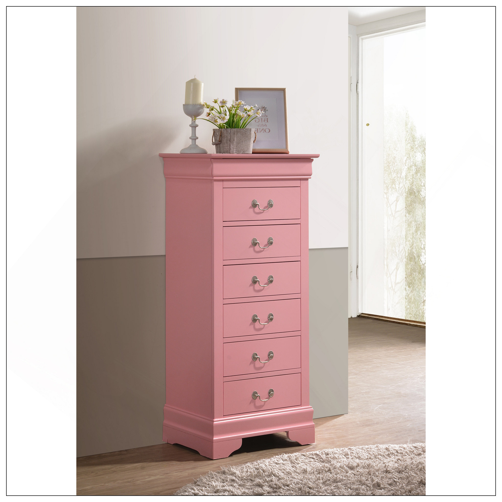 Red Barrel Studio Commode à linge Louis Phillipe, cappuccino - Wayfair ...
