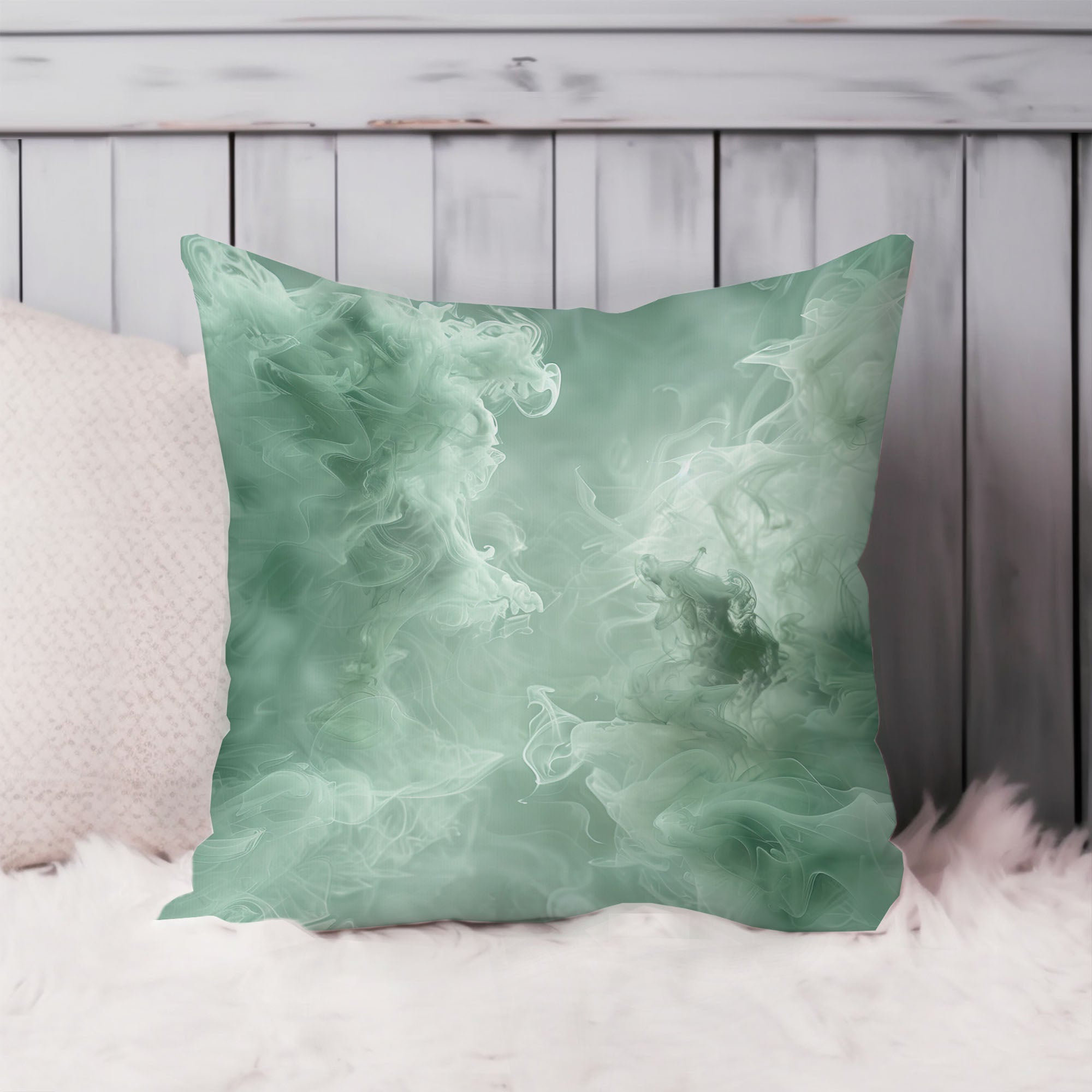 Ethan Taylor Abstract Green Myst I Modern | Wayfair