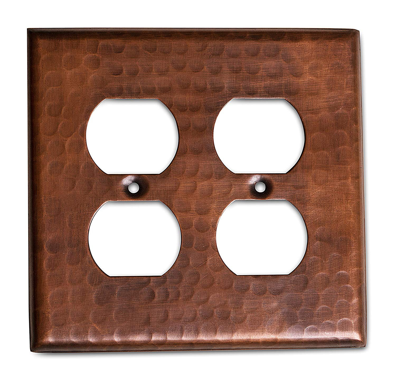 Monarch Abode Hand Hammered 2 - Gang Duplex Outlet Standard Wall Plate ...