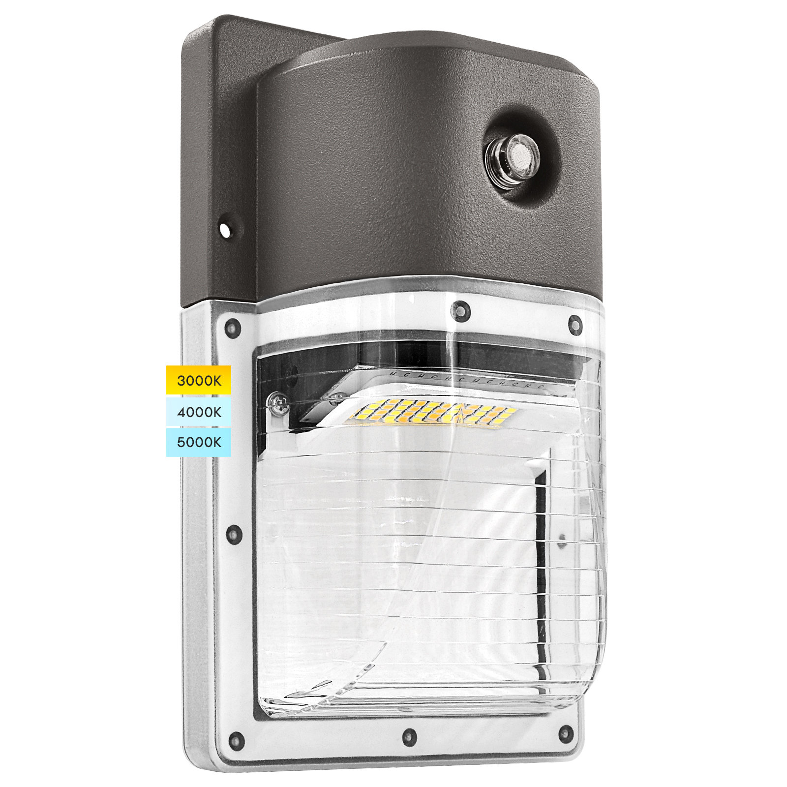 Luxrite 26-W LED Dusk to Dawn Outdoor Security Wall Pack | Wayfair