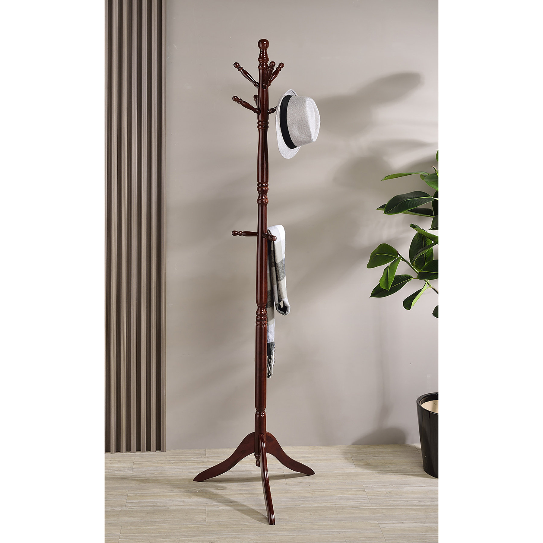 Lark Manor™ Wooden Standing Coat Rack | Wayfair