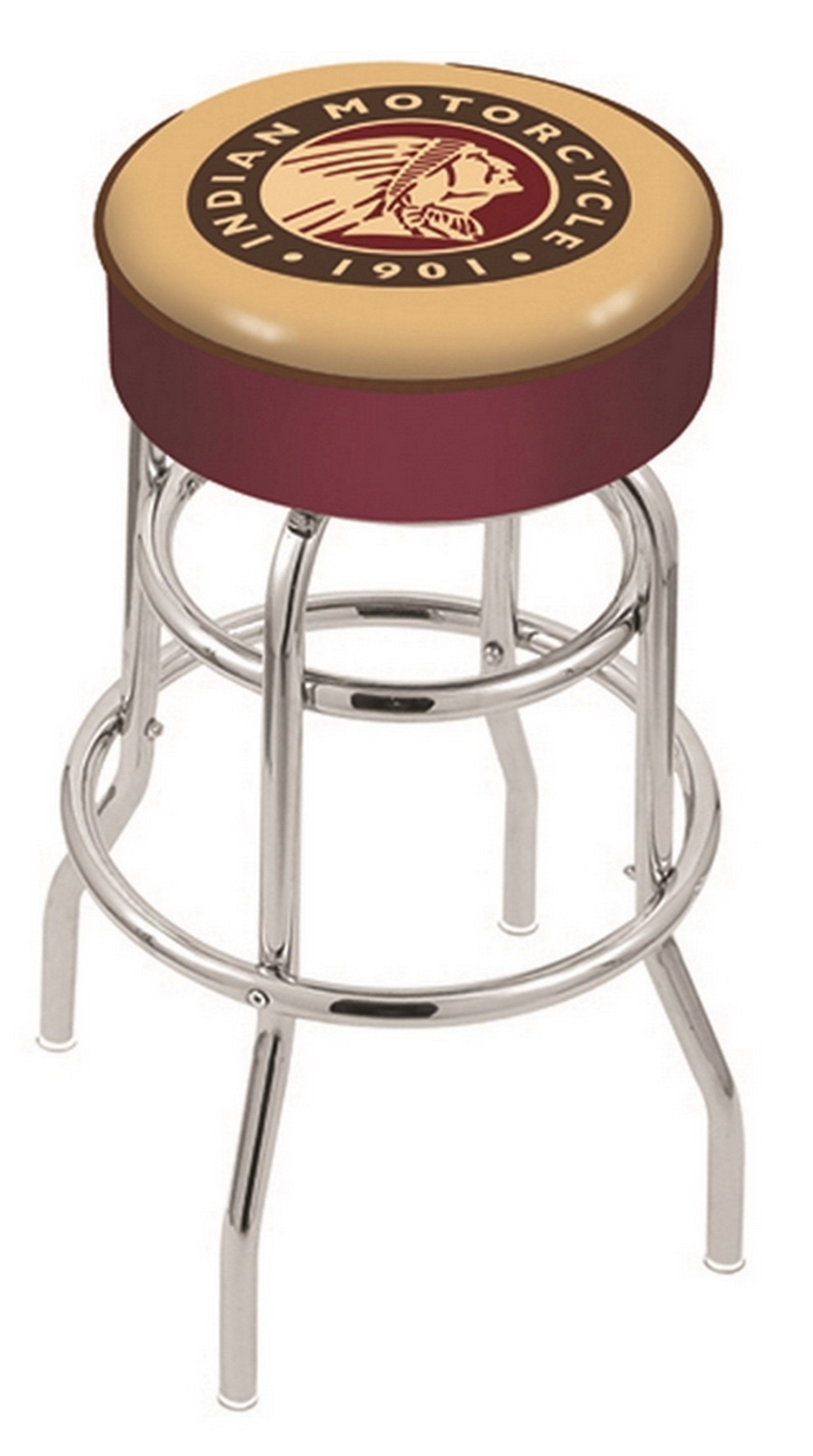 Holland Bar Stool Indian Motorcycle Swivel Counter & Bar Stool ...