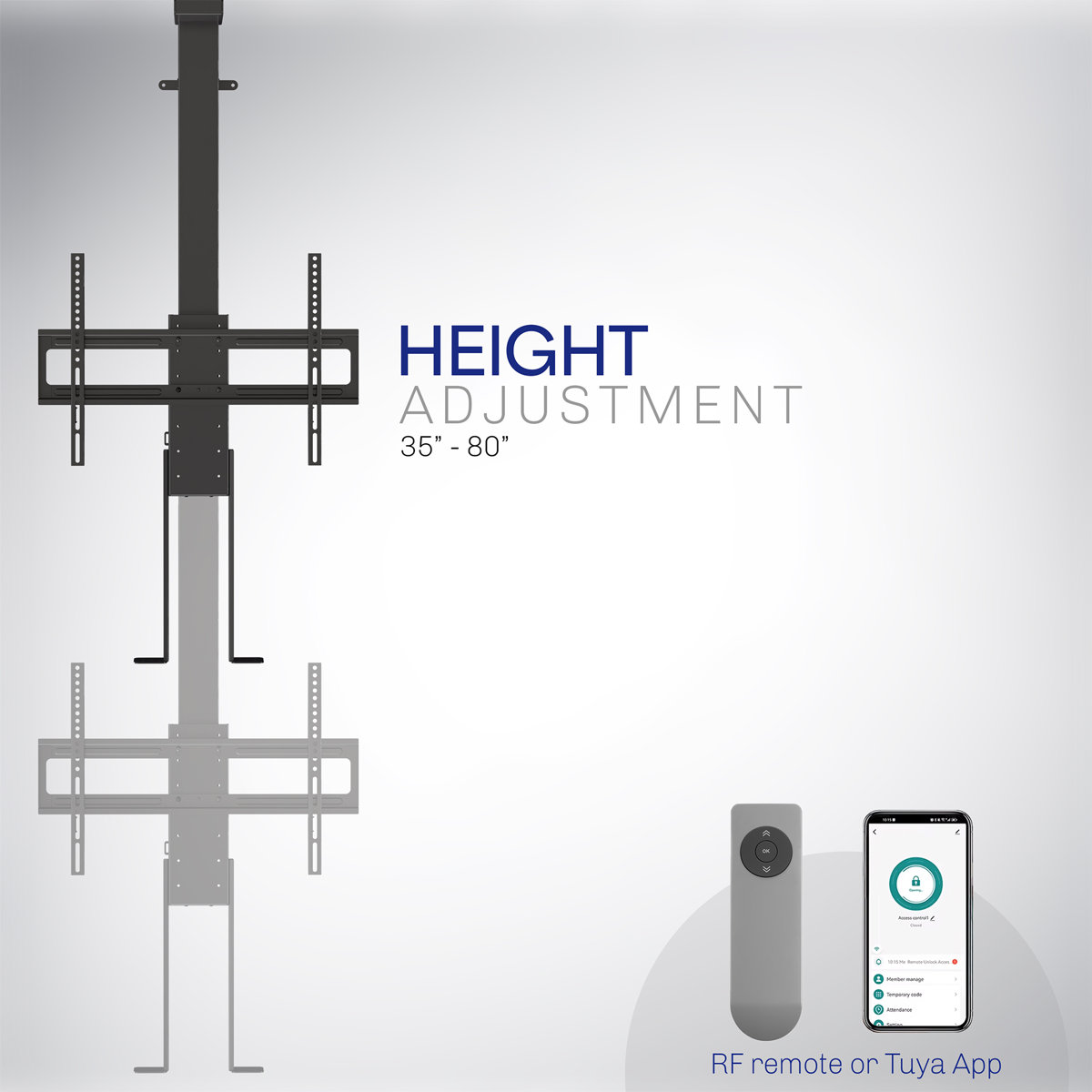 VIVO Motorized Large TV Mount with Remote Control (MOUNT-E-DN88) | Wayfair