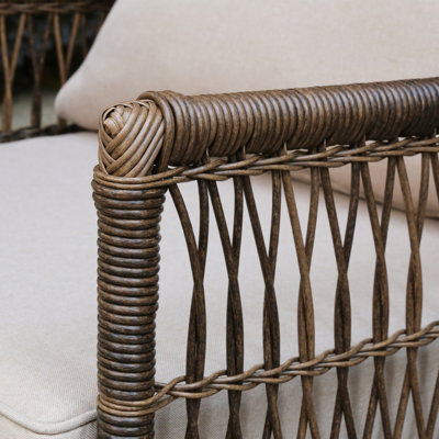 Bayou Breeze Banu Wicker Outdoor Rocker Chair | Wayfair