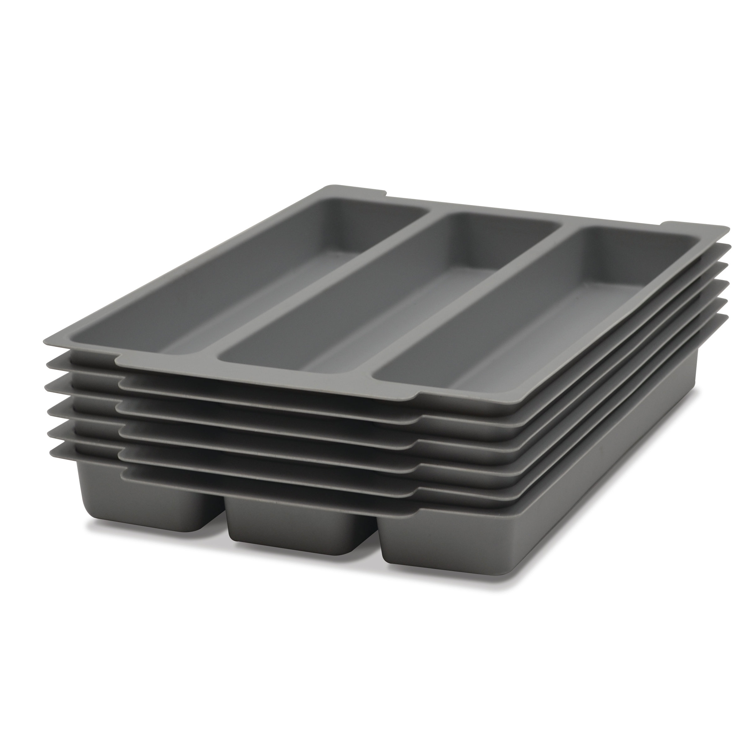 Gratnells Molded Insert 3 Compartment Cubby Bin with Trays | Wayfair