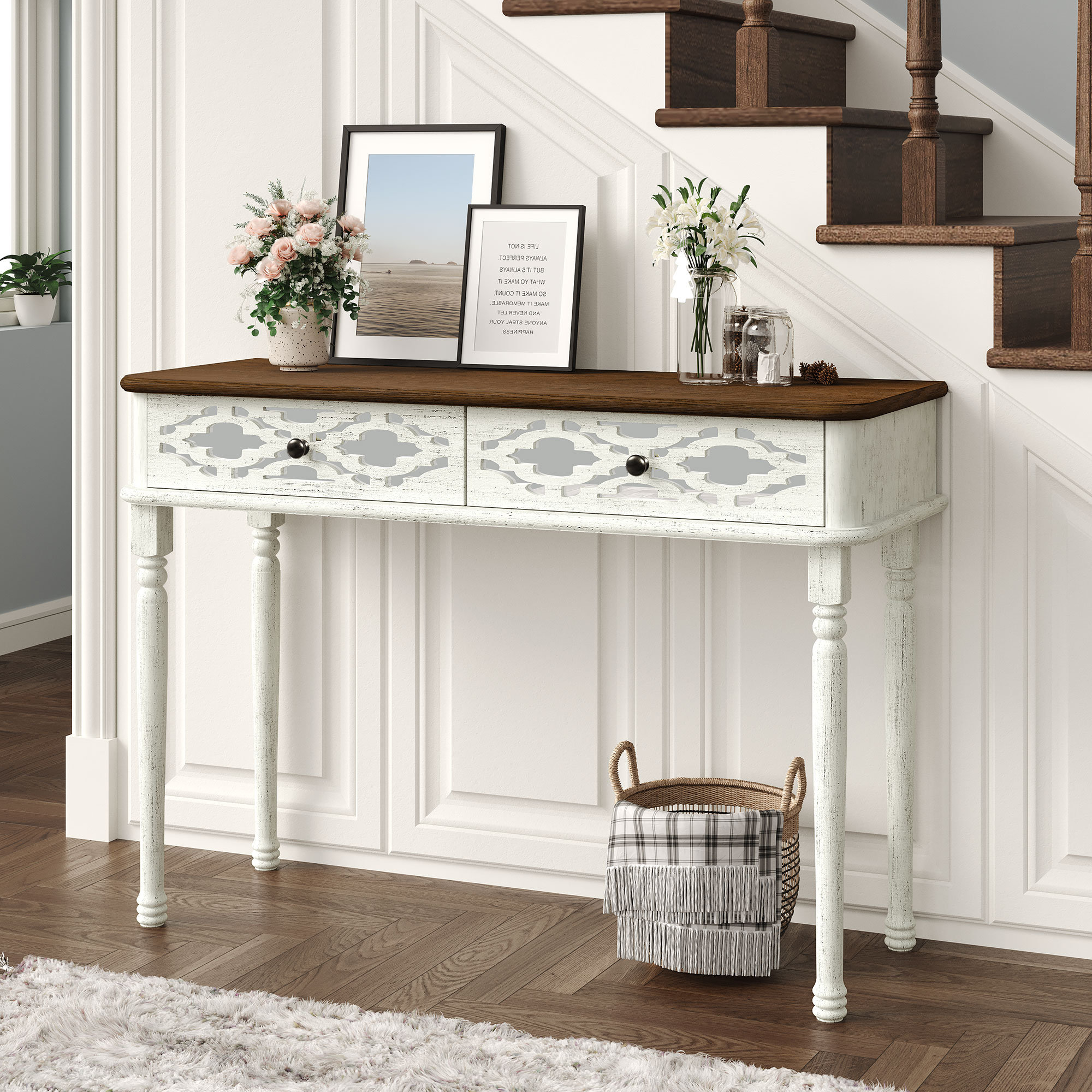Laurel Foundry Modern Farmhouse® Astra 43'' Console Table with Two ...