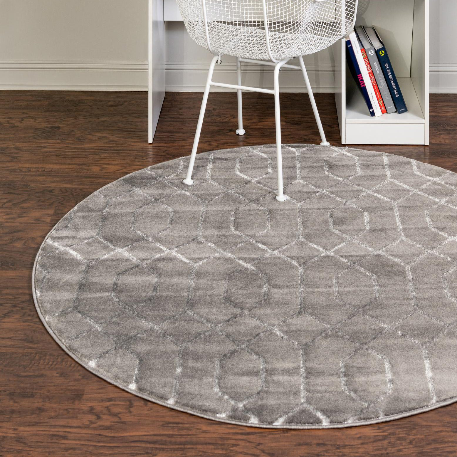 Marilyn Monroe Glam Geometric Gray Silver Area Rug & Reviews | Wayfair