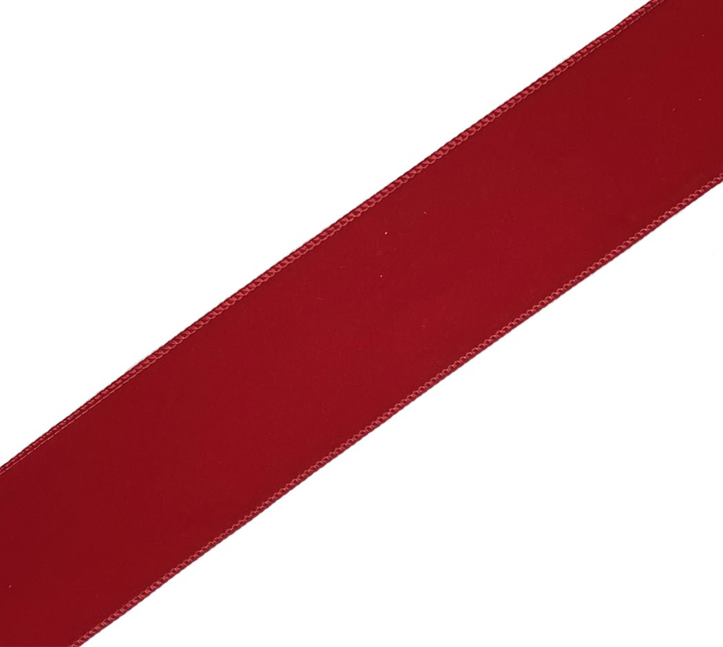 The Holiday Aisle® 2.5" X 10 Yards Red Velvet Ribbon - Wayfair Canada