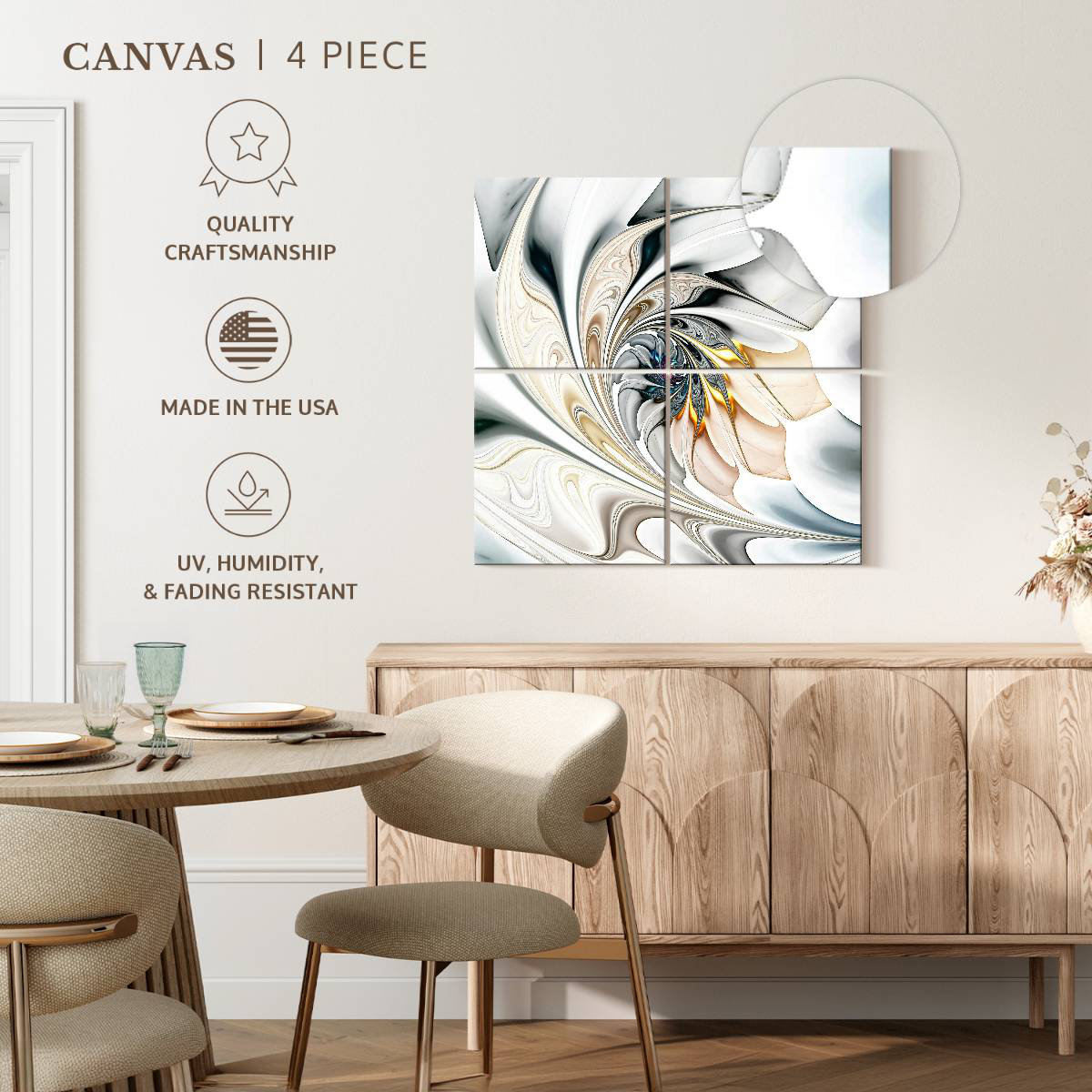 Wade Logan® Warping Floral Pattern | Wayfair