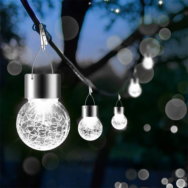 Brayden Studio Solar Lights Outdoor Hanging Decorative Balls 24 Pack ...