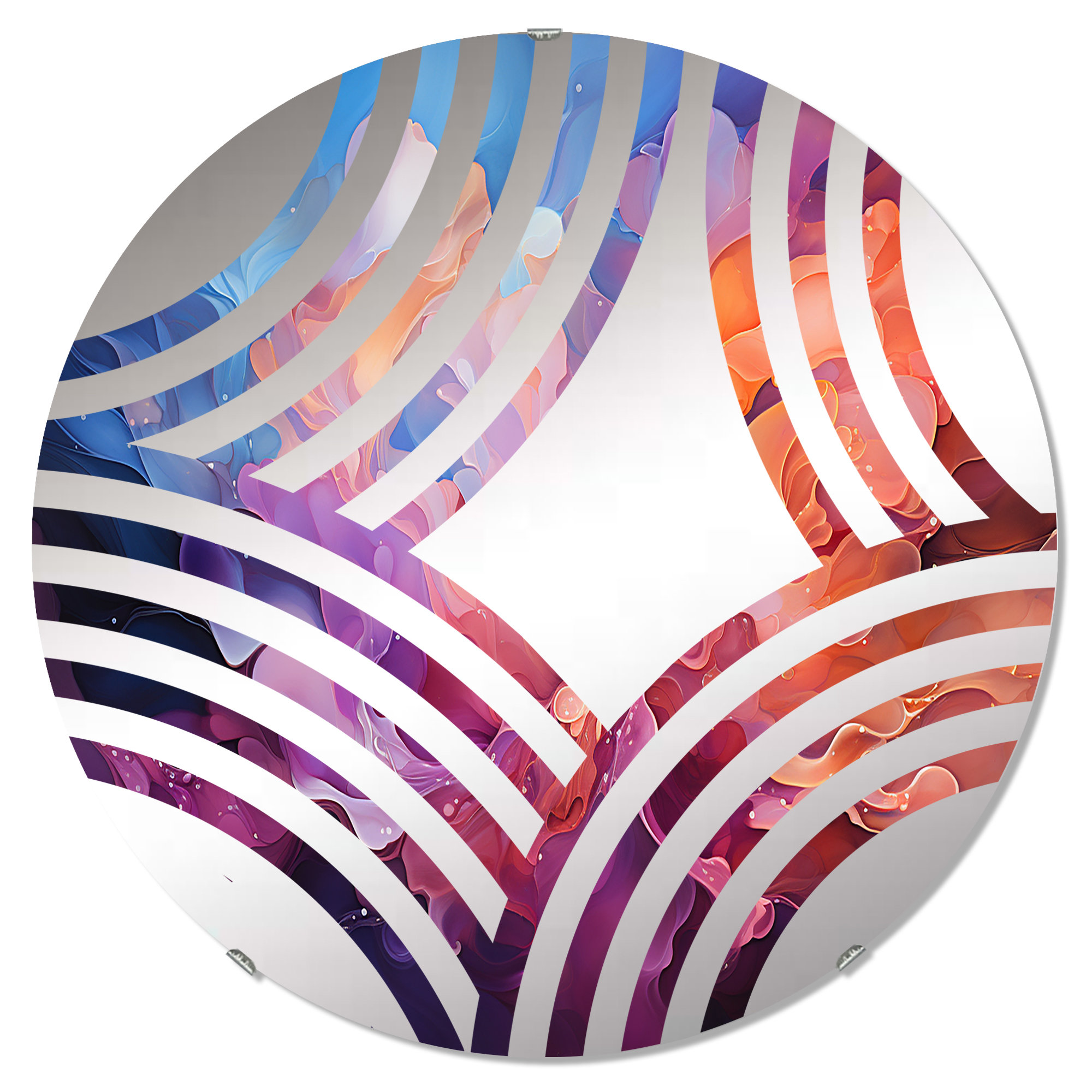 East Urban Home Alajah Round Wall Mirror | Wayfair