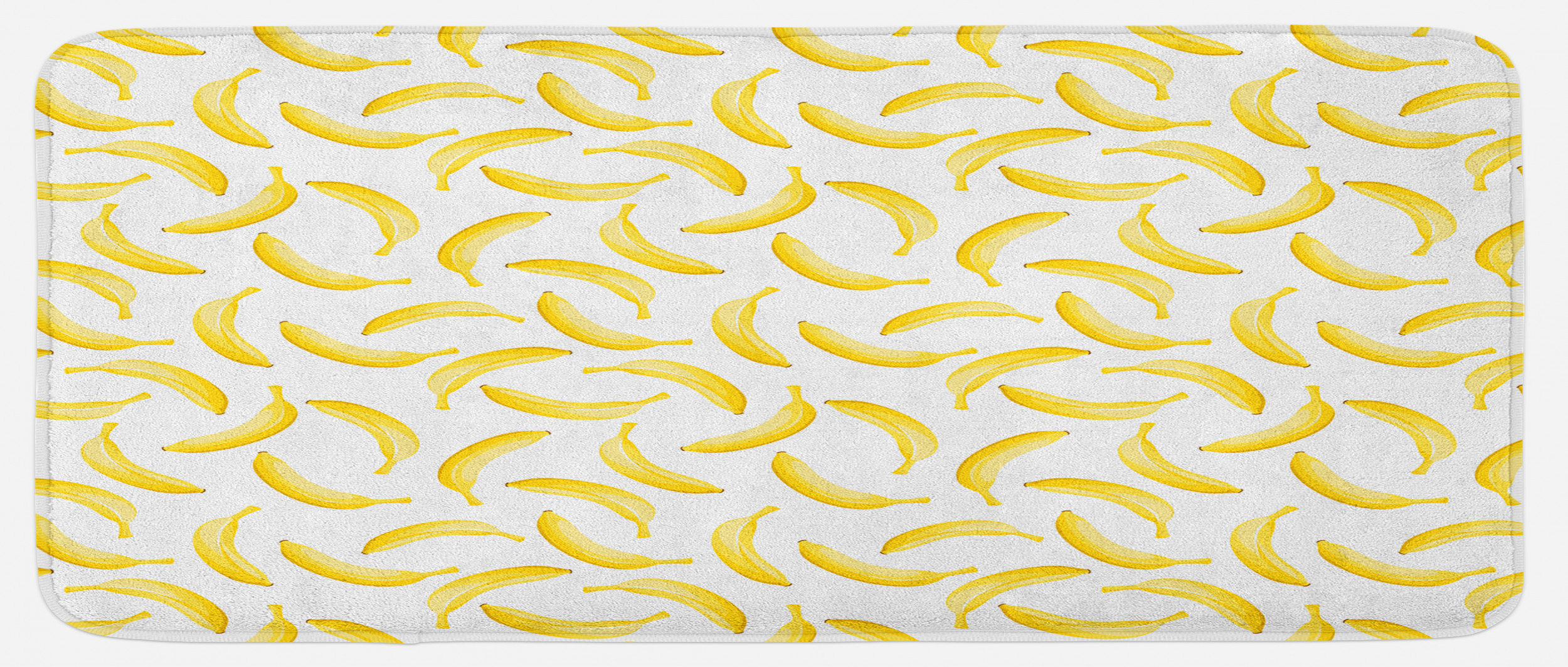 East Urban Home Cartoon Style Bananas Pattern Exotic Fresh Ripe Fruit ...