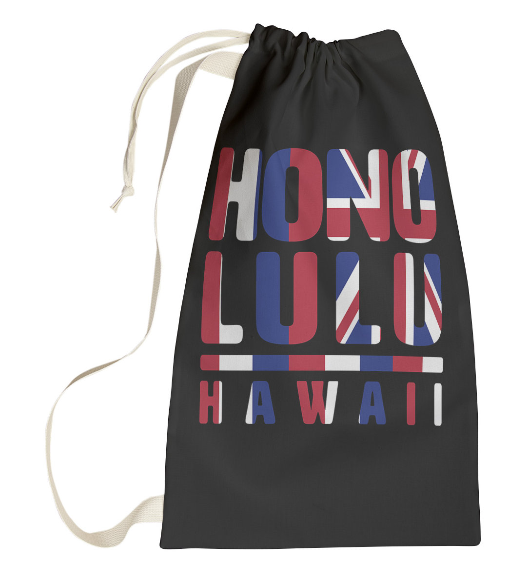 East Urban Home Honolulu Hawaii Laundry Bag | Wayfair