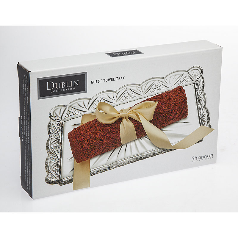 Godinger Silver Art Co Dublin Crystal Scalloped Rectangle Bathroom ...