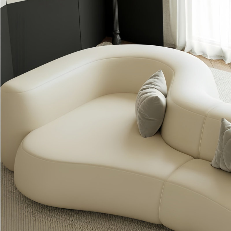 Lifton French Modern Simple Cream Style Sofa 137.80'' Sofa | Wayfair