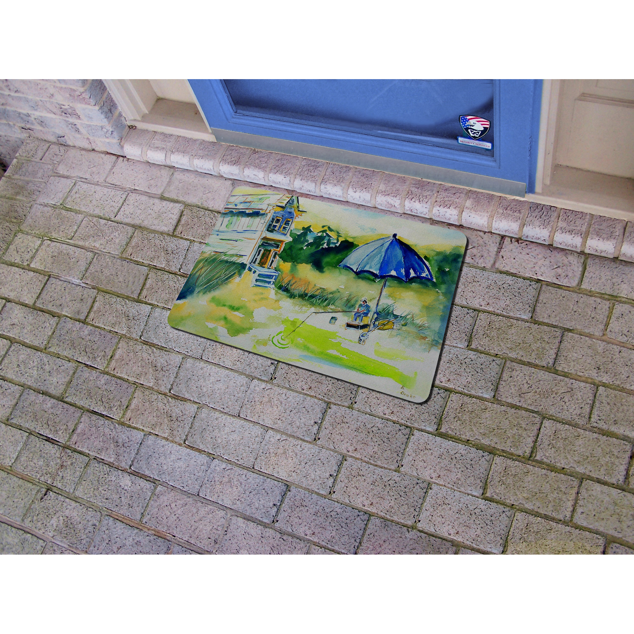Rosecliff Heights Serlin Boy Fishing Door Mat - Wayfair Canada