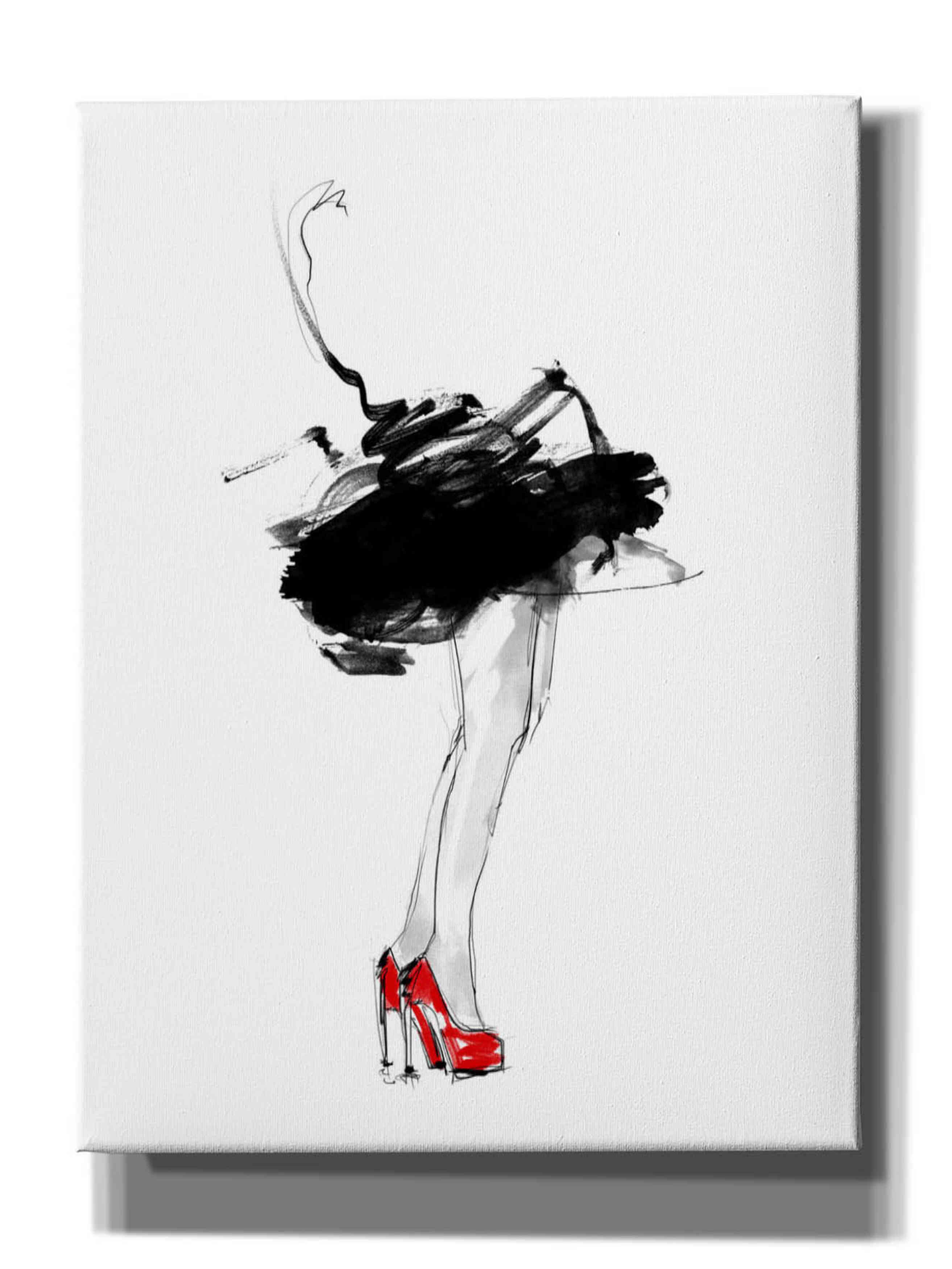 Mercer41 Red Shoes by Lotta Larsdotter - Wrapped Canvas Print | Wayfair