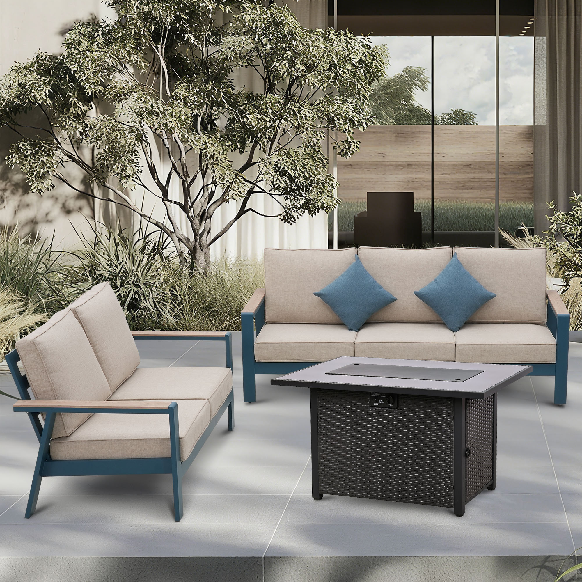 George Oliver Outdoor Conversation Sets | Wayfair
