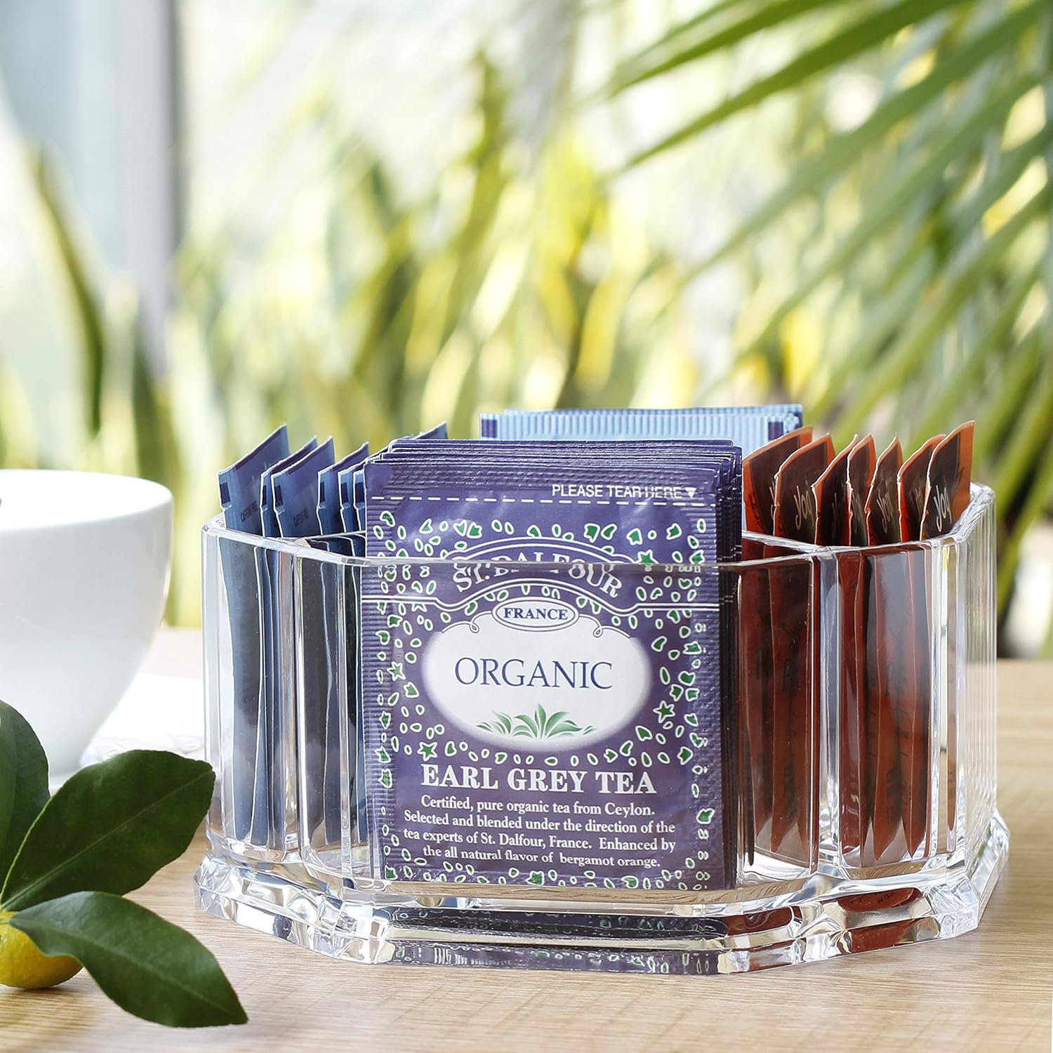 REFISM Clear Acrylic Tea Bag Holder | Wayfair