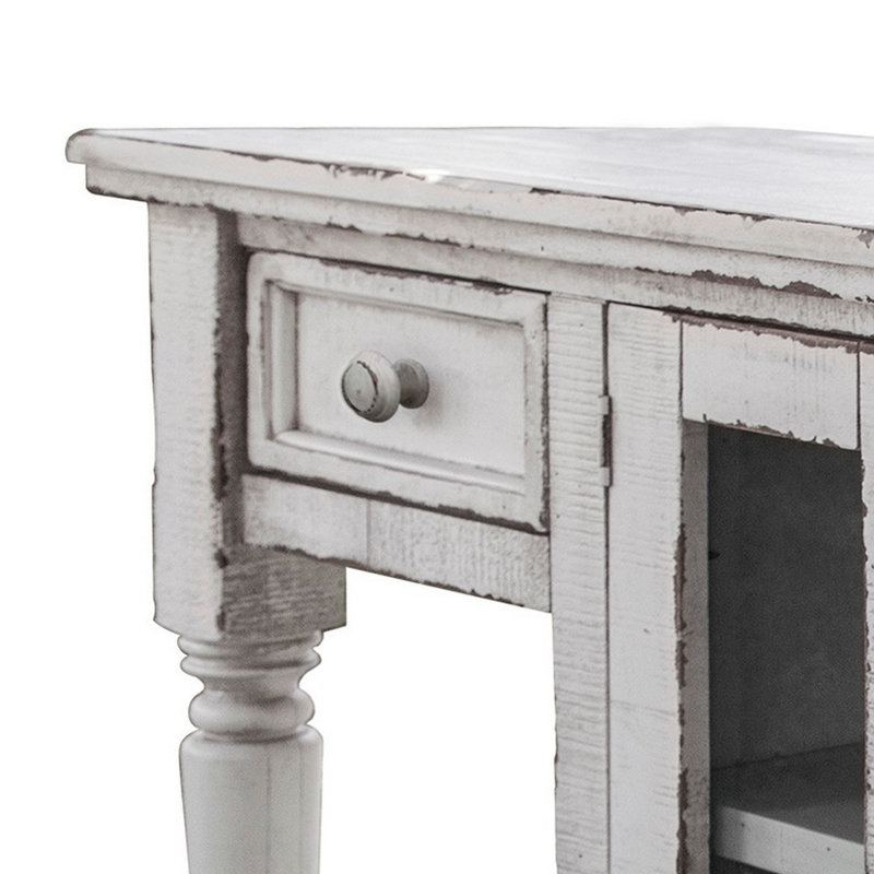Canora Grey Sayne 55'' Solid Wood Console Table | Wayfair
