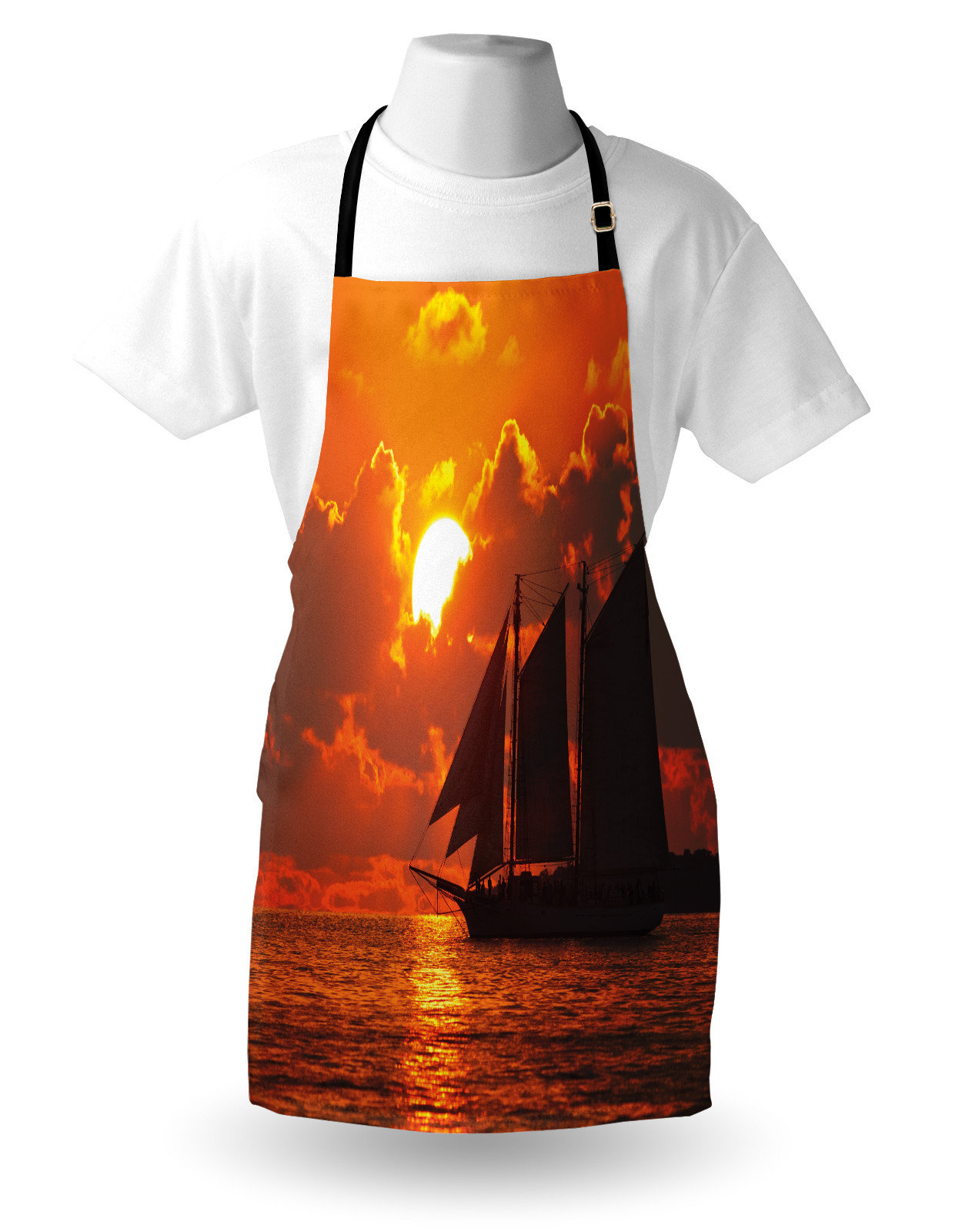 Longshore Tides Tropical Apron Unisex Sunset in Key Florida Adult Size ...