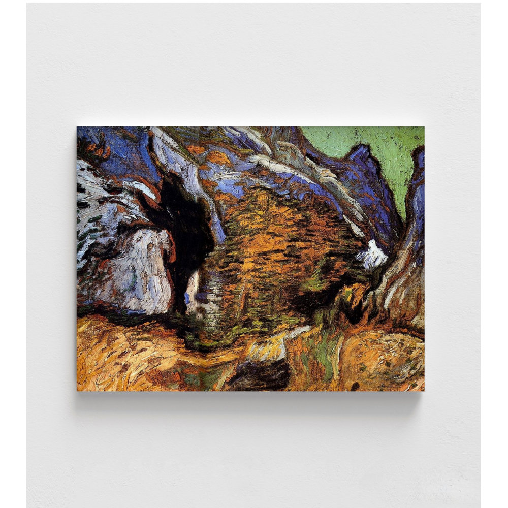 WeFrameArt Les Peiroulets Ravine By Vincent Van Gogh, Abstract Van Gogh ...