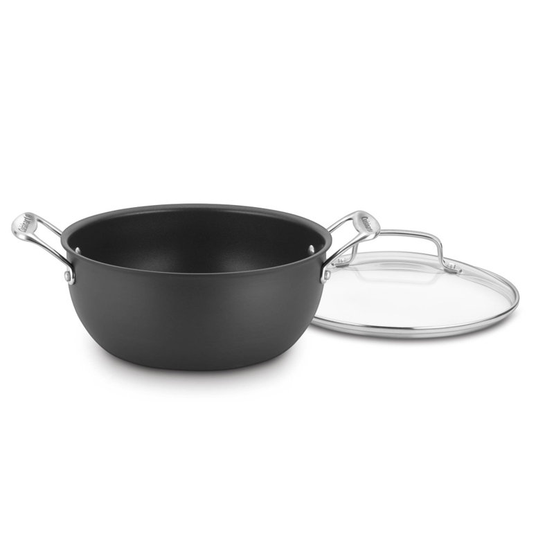 Cuisinart Chef's Classic 6 Quart Non-Stick Hard-Anodized Stockpot with ...