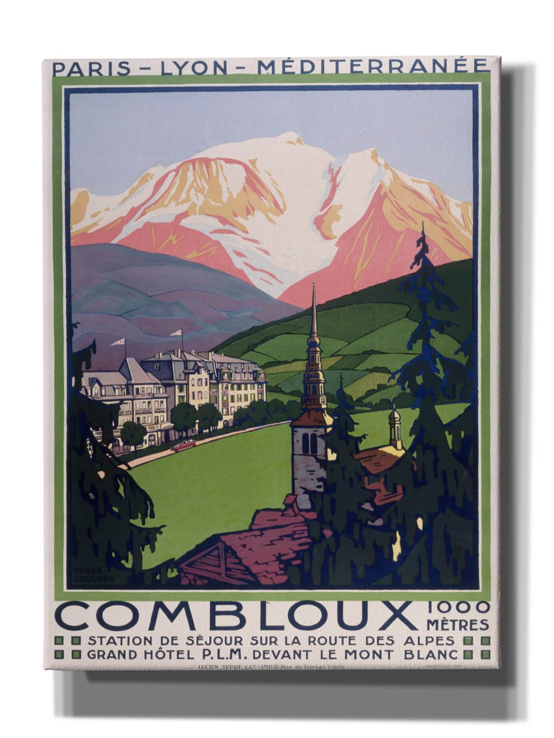 Lark Manor™ " Combloux " by Vintage Posters | Wayfair